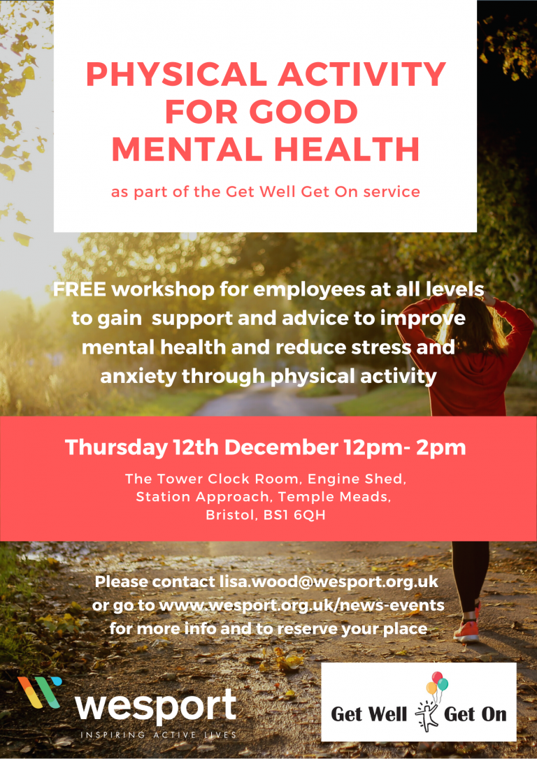 Get Well Get On, Mental Health and Physical Activity Workshop - Wesport ...